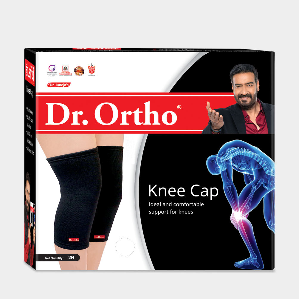 Buy Knee Cap for Knee Pain | Dr. Ortho Knee Cap (Black) – Divisa Store