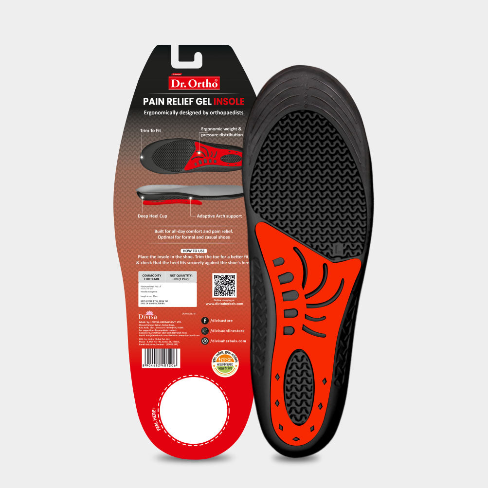 Orthopedic Gel Insole | Ultimate Comfort & Support – Divisa Store