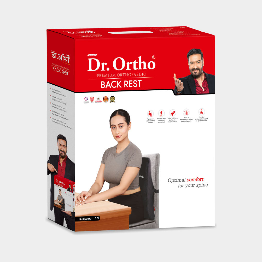 Orthopaedic Back Rest for Superior Spine Support & Comfort – Divisa Store