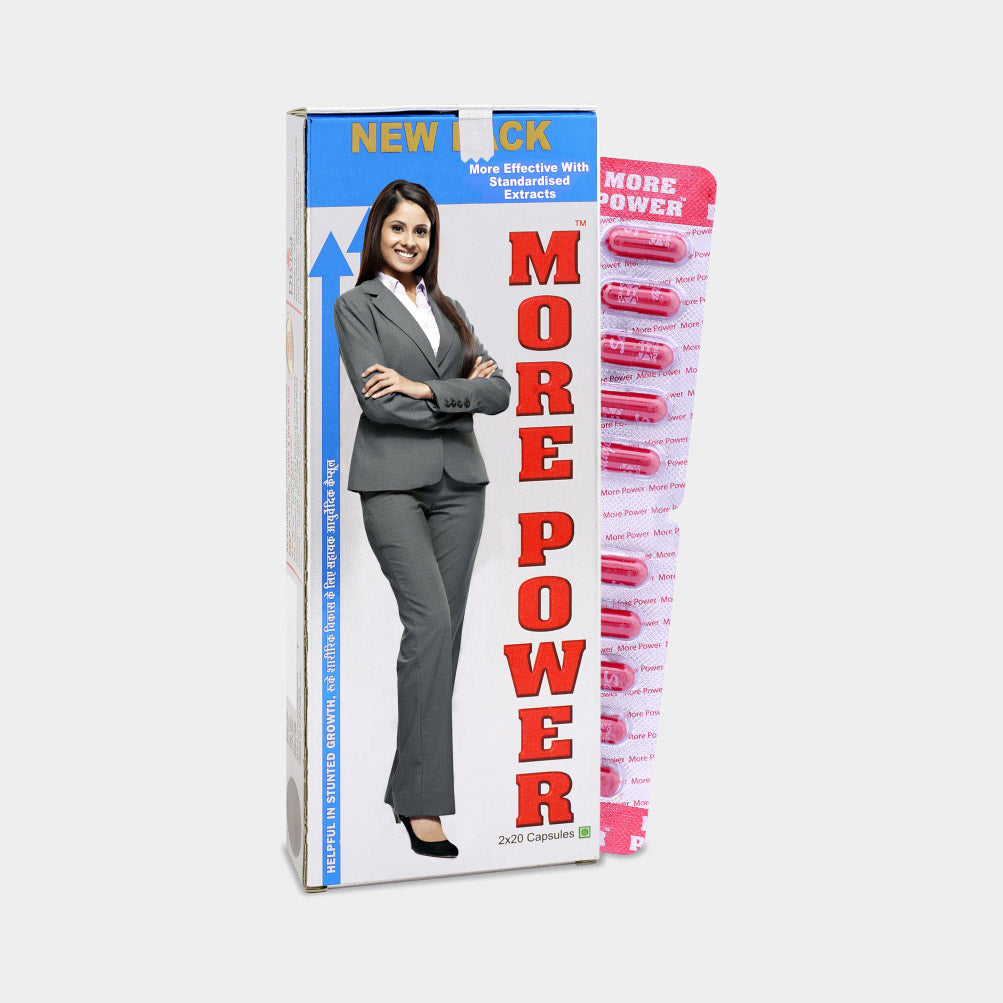 More Power Ayurvedic Capsules For Body Growth - Divisa Store