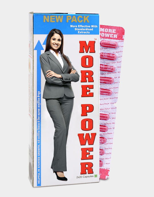 More Power Ayurvedic Capsules For Body Growth - Divisa Store